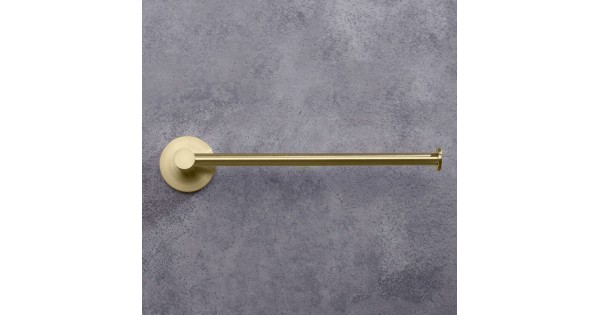 ΧΑΡΤΟΘΗΚΗ ΜΠΑΝΙΟΥ ΑΝΟΙΚΤΗ INOX 304 BRUSHED GOLD-ΧΡΥΣΟ ΣΑΤΙΝΕ RIALTO