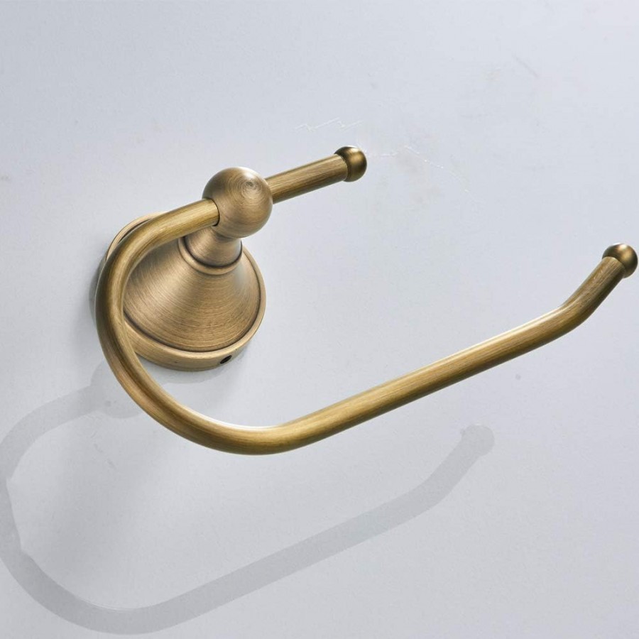 ΧΑΡΤΟΘΗΚΗ ΜΠΑΝΙΟΥ BRONZE ΟΡΕΙΧΑΛΚΙΝΗ ΑΝΟΙΚΤΗ RETRO AMBER